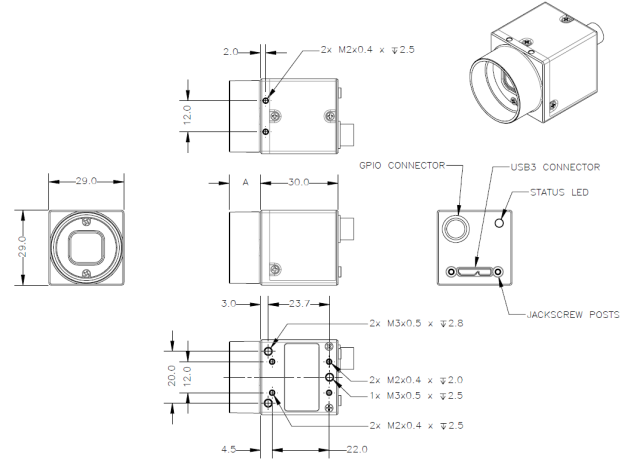 FLIR製 BFS-U3-50S4C-C | リンクス 産業用カメラ 製品サイト